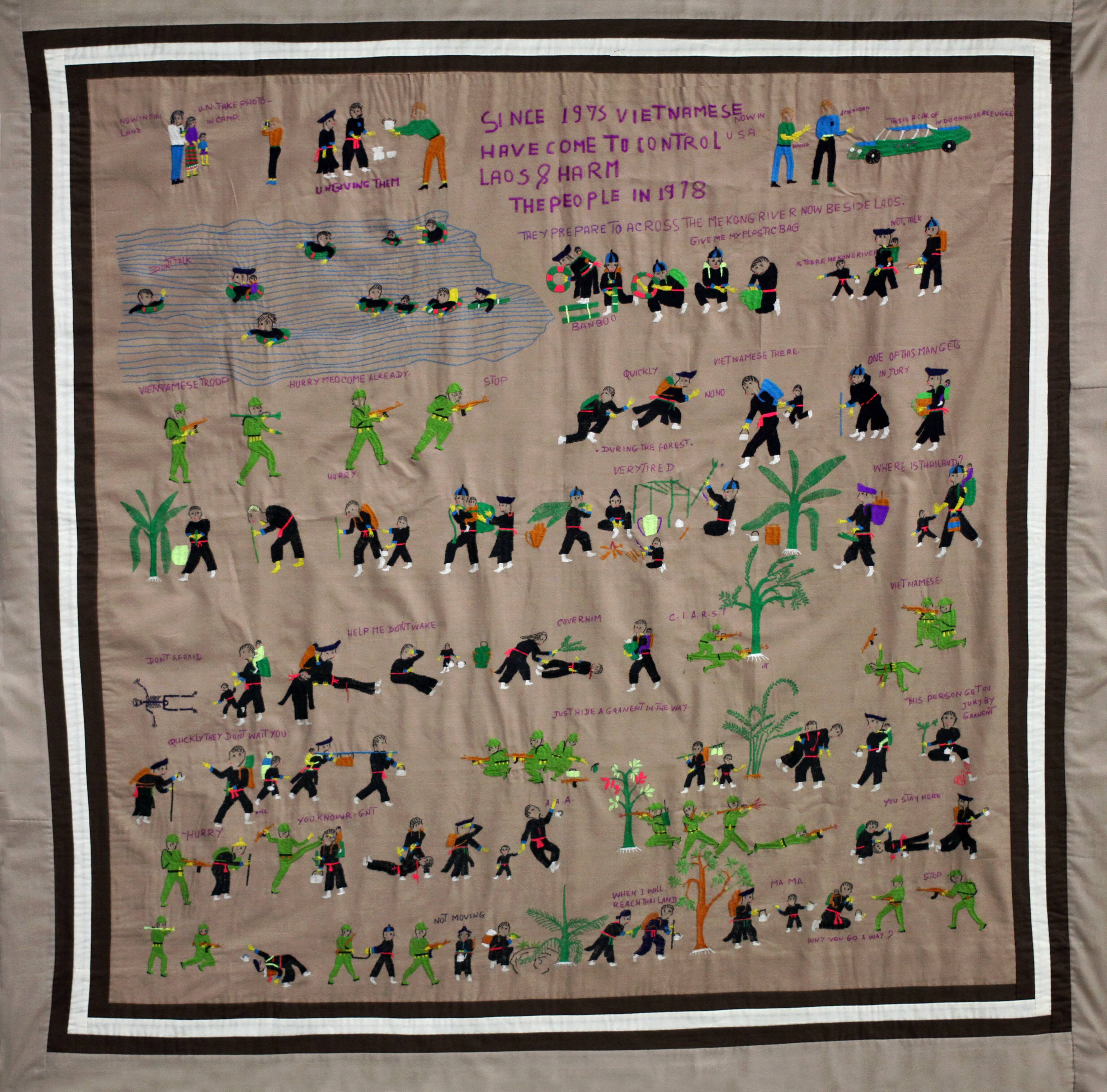 The Story Behind Paj Ntaub (Story Cloth) | We Are California